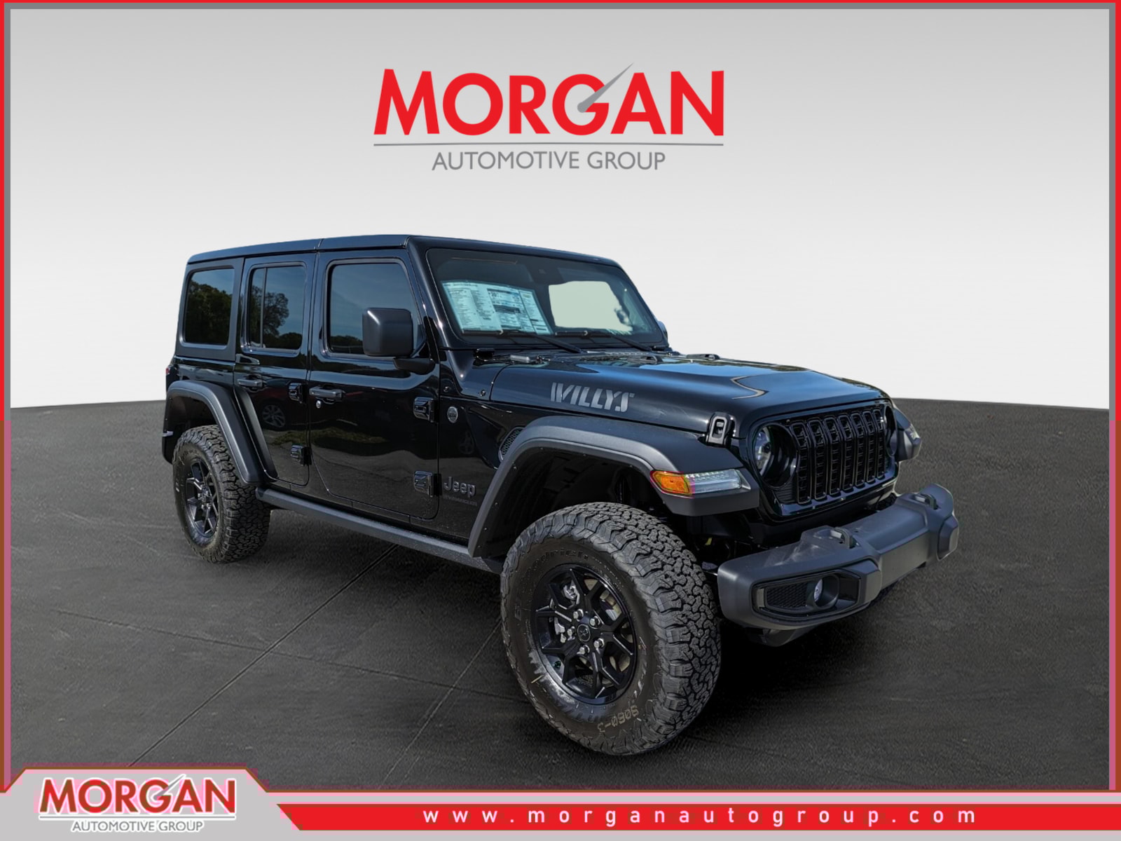 New 2024 Jeep Wrangler Willys 4D Sport Utility in #W236114 | Morgan ...