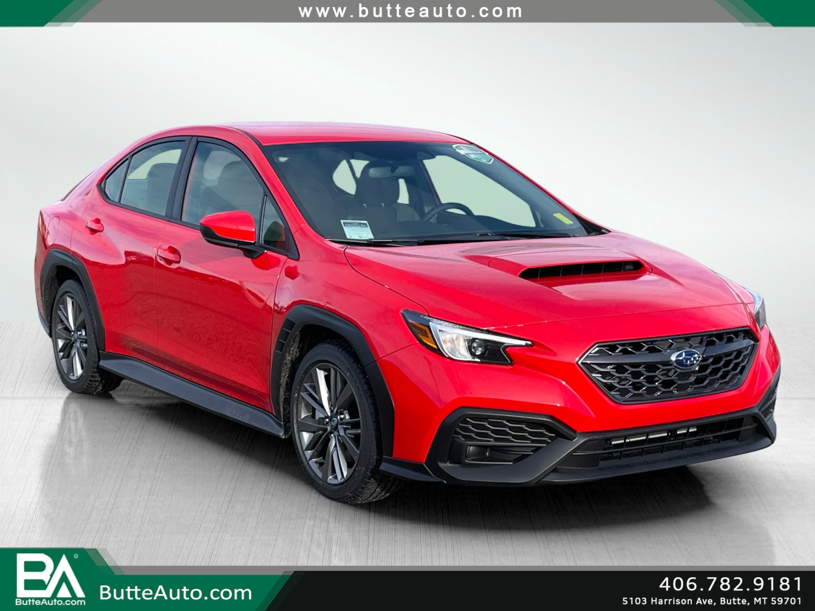 Butte Auto Group | New 2024 Subaru WRX Base (M6) Stock S513 near Butte MT