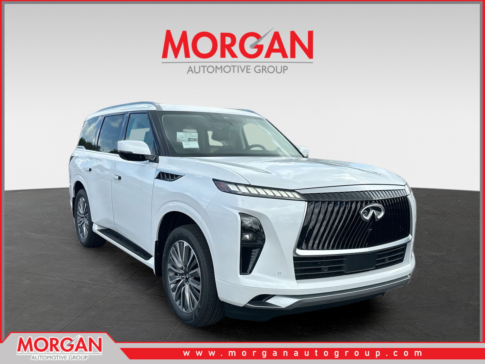 New 2026 INFINITI QX80 LUXE Sport Utility in #9431372 | Morgan Auto Group