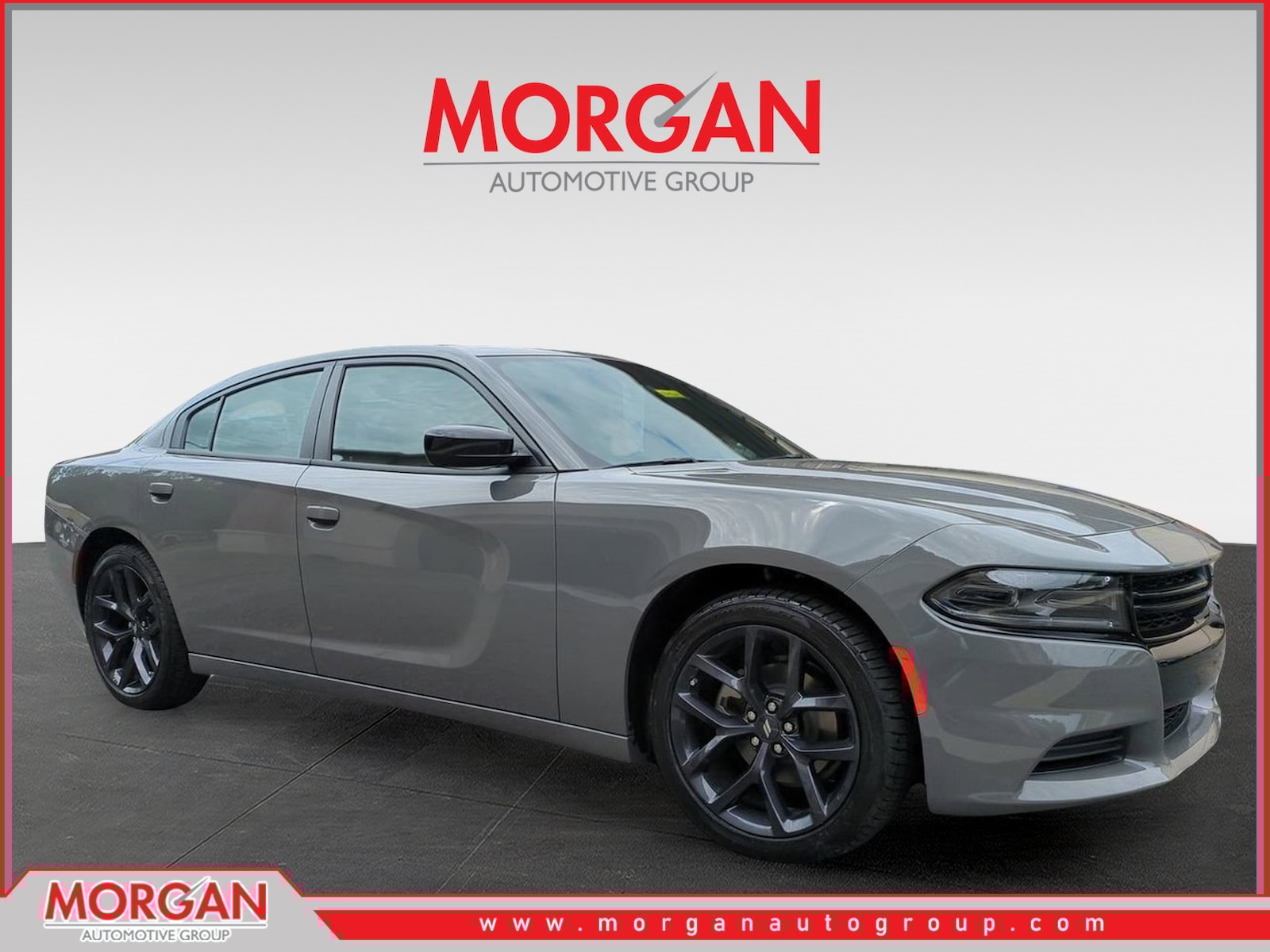 Gray Dodge Charger Blacktop